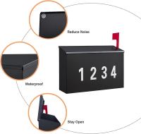 China Residential Mailbox with Flag Kit and Combination Code Lock Durable and Stylish Design for sale