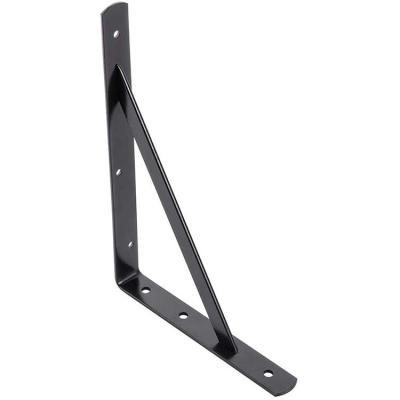 China Powder Coated Heavy Duty Shelf L Brackets Shelf Support Corner Brace Joint Right Angle Bracket for sale