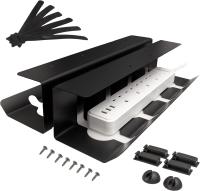 China Non-folding Rack Cable Management Tray for Tidy Wires Cords and Cables in Home Office for sale
