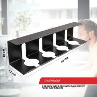 China Non-folding Rack Cable Management Tray for Tidy Wires Cords and Cables in Home Office for sale