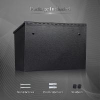 China Wall-Mount Mailbox Large Electrostatic Powder Coating Post Box for Outdoor Townhouse for sale