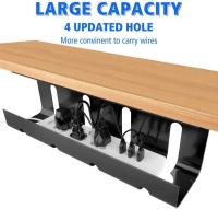 China Non-folding Rack Cable Management Tray for Tidy Wires Cords and Cables in Home Office for sale