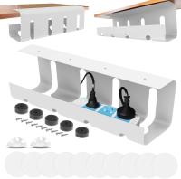 China Non-folding Rack Cable Management Tray for Tidy Wires Cords and Cables in Home Office for sale