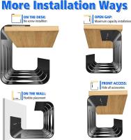 China Single Tier Cable Duck Desk Table Organizer for Office Under Desk Tidy 430x100x100mm for sale