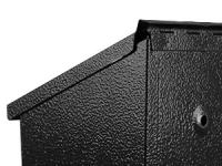 China Modern Design Waterproof Metal Iron Mailbox with 0.8mm Thickness and Custom Logo Print for sale
