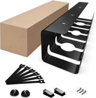 China No Drill Power Strips Basket Cable Racks for Office Under Desk Wire Holder 430x100x100mm for sale