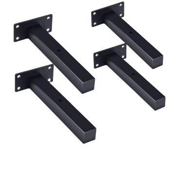 China Custom Power Coating Heavy Duty Shelf Bracket 4mm/6mm Thickness 15-25 Days Lead Time for sale