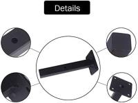 China Custom Power Coating Heavy Duty Shelf Bracket 4mm/6mm Thickness 15-25 Days Lead Time for sale
