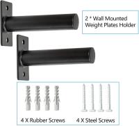 China Wall Mount Tube Power Cage Weight Plate Storage Rack Attachment with Metal Pin Bracket for sale