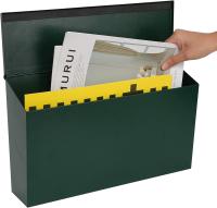 China Rust-Proof Wall-Mount Mailbox with Large Capacity and Galvanized Steel Construction for sale