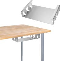 China Excellent Heat Dissipation Under Table Shelf with Single Tier and Powder Coating Finished for sale