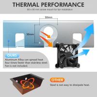 China Excellent Heat Dissipation Under Table Shelf with Single Tier and Powder Coating Finished for sale
