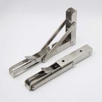China Triangle Adjustable Table Bench Support Folding Brackets for 90 Degree Wall Mounting for sale