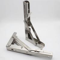 China Triangle Adjustable Table Bench Support Folding Brackets for 90 Degree Wall Mounting for sale