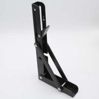 China Triangle Adjustable Table Bench Support Folding Brackets for 90 Degree Wall Mounting for sale