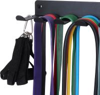 China Carbon Steel Multifunction Gym Equipment Storage Rack for Resistance Bands and Barbell for sale