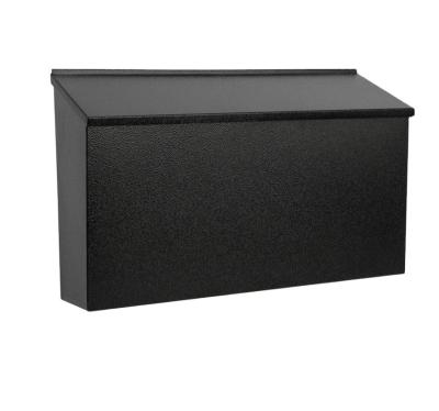 China Horizontal Style Wall Mounted Mailbox in Multiple Color Options for Exterior or Townhouse for sale