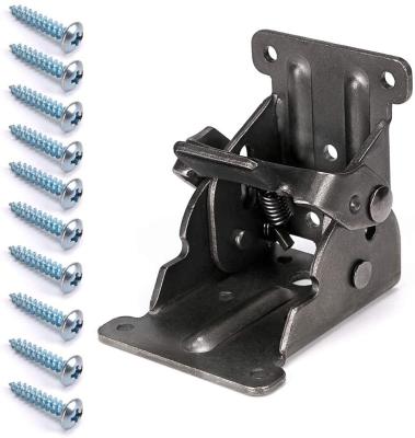 China 63*68*54mm Locking Extension Folding Stand Self-Locking Hinges With Screws For Table Legs for sale