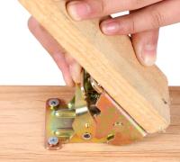 China 63*68*54mm Locking Extension Folding Stand Self-Locking Hinges With Screws For Table Legs for sale