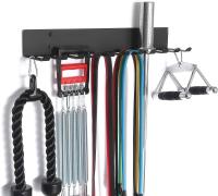 China Powder Coating Gym Storage Rack Hook Flexible Gym Wall Organizer for Resistance Bands for sale