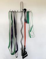 China Sturdy Powder Coating Home Gym Rack for Resistance Bands Fitness Straps and Jump Ropes for sale