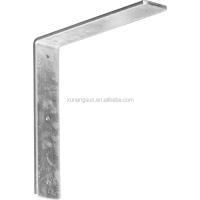 China Standard 45 Degree Shelf Bracket Silvery Customized for Metal Aluminum Transom Bed for sale