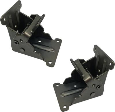 China Folding Table leg Extension Support for Table Bed Leg Bronze Steel Foldable Hinge for sale