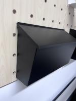 China Residential Black Powder Coating Wall Mailbox with Modern Lock and Customized Design for sale