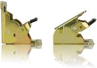 China Triangle Bracket Folding Leg Hinge with Lock Extension Support and Screws Included for sale