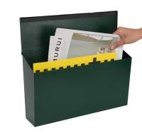 China Large Capacity Security Wall Mailbox Waterproof Iron Vertical Drop Mailbox for Outdoor for sale