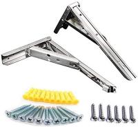 China Customized Wall Mount Support for Undermount Sinks Spring Stainless Steel Fold Bracket for sale