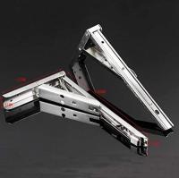 China Customized Wall Mount Support for Undermount Sinks Spring Stainless Steel Fold Bracket for sale