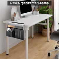 China Laptop Stand Tablet iPad books Holder Under Desk Storage Clamp-On Side Desk Organizer with Magnetic Pen Holder for sale