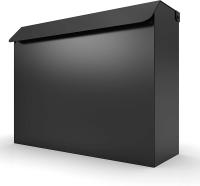China Wall Mount Mailbox Heavy Duty Post Galvanized Steel Box with Durable ANTI-RUST Design for sale