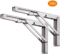 China Customized Space Saving Collapsible Shelf Bracket for Bench Table Fold for sale