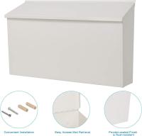 China Classical Lock Free Design Wall Mountable Mailbox for Residential and Commercial for sale