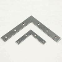China L Shaped Flat Corner Brace Carbon Steel Angle Brackets Repair Plate Connector Fastener for sale
