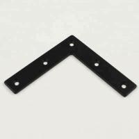 China L Shaped Flat Corner Brace Carbon Steel Angle Brackets Repair Plate Connector Fastener for sale