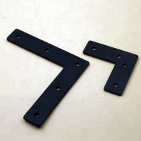 China L Shaped Flat Corner Brace Carbon Steel Angle Brackets Repair Plate Connector Fastener for sale