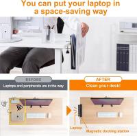 China Convenient Under Desk Storage for Home and Office Laptop Stand for Tablet and Books for sale