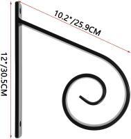 China 1 or 2 Steps Railing Iron Outdoor Handrail Bracket for Steel Stairway Support Hardware for sale