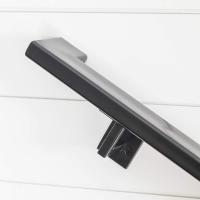China Carbon Steel Handrail Bracket for Contemporary and Minimalist Metal Stair Rail for sale