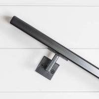 China Carbon Steel Handrail Bracket for Contemporary and Minimalist Metal Stair Rail for sale