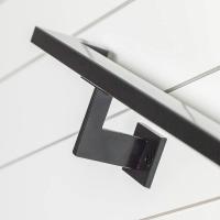 China Carbon Steel Handrail Bracket for Contemporary and Minimalist Metal Stair Rail for sale