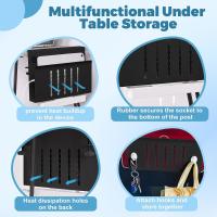 China Clamp Mount Under Hanging Desk Organizer for Laptop Stand Tablet iPad books Holder for sale