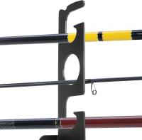China Customized Color Wall Mounted Fishing Pole Holder Perfect for Garage and Basement for sale