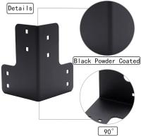 China Sturdy Steel Angle Brackets for Building Your Shop Table Workbench Corner Bracket Kit for sale