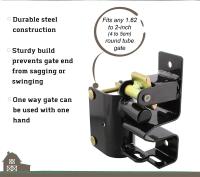 China Livestock One Way Latch for Cattle Waterproof Farm Gate Metal Gate for Fence Gates for sale
