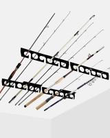China Organize Your Fishing Accessories with this Non-folding Wall Ceiling Storage Rack for sale