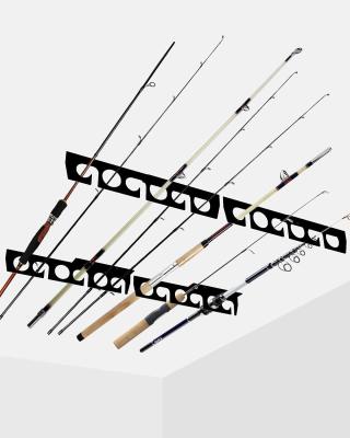 China Organize Your Fishing Accessories with this Non-folding Wall Ceiling Storage Rack for sale